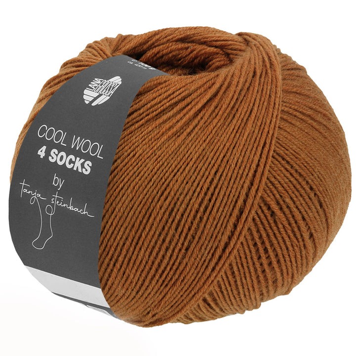 Cool Wool 4 Socks 7712 Roestbruin – Knotten
